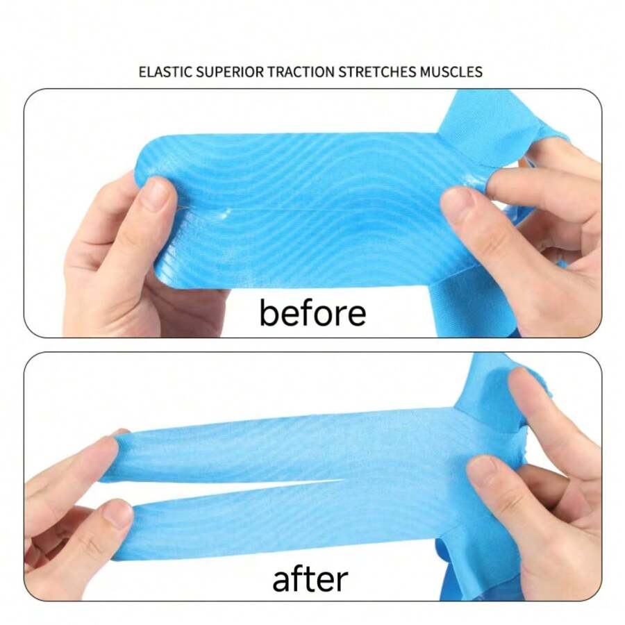 Knee Support Tape, Pre-Cut Knee Brace Tape, Breathable Sports Tape To ...