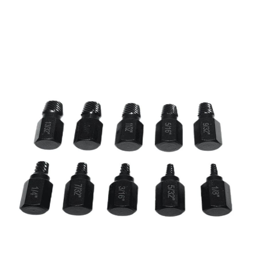 Set Of English Hex Screw Extractors For Damaged, Stripped, Or Threaded ...