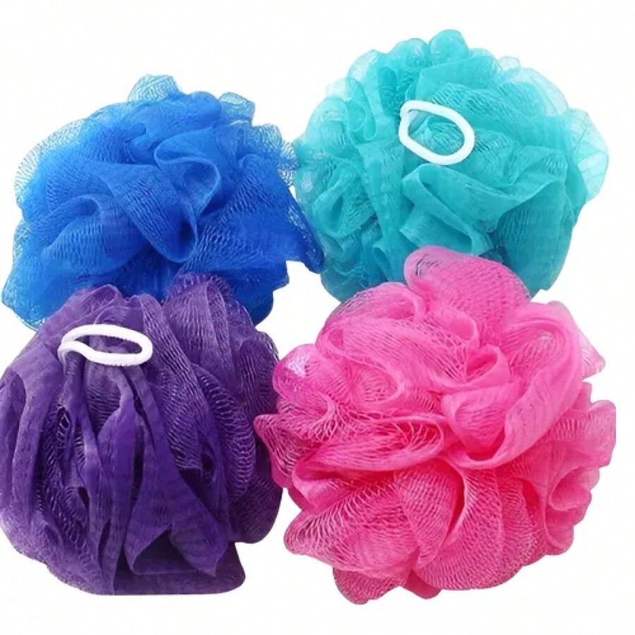 Kit 12 Nylon Loofah Sponges With String For Exfoliating Bath for Sale ...