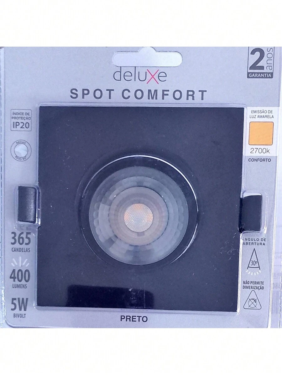 Deluxe Black Square Recessed Spot Light 5w 2700k | SHEIN USA