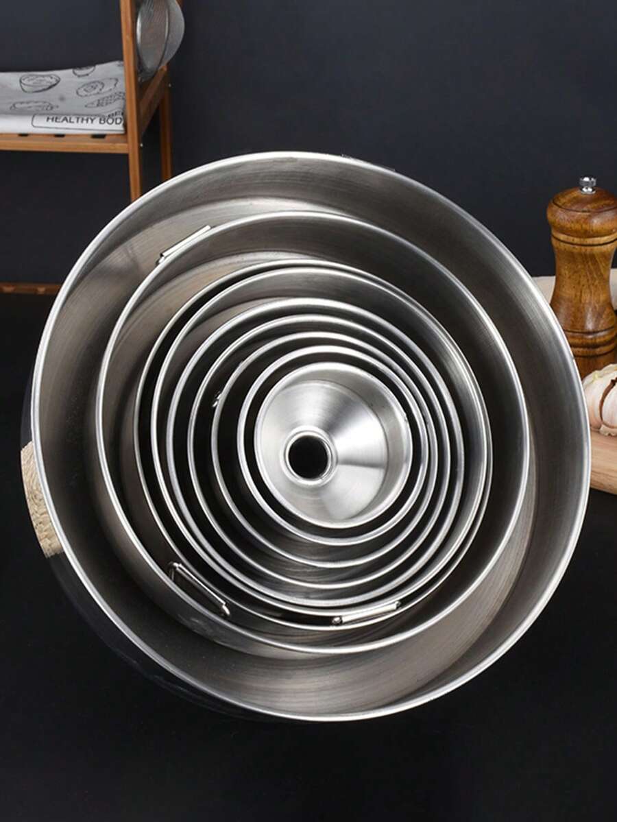 Stainless Steel Thick Funnel For Kitchen, For Pouring Oil, Soy Sauce ...