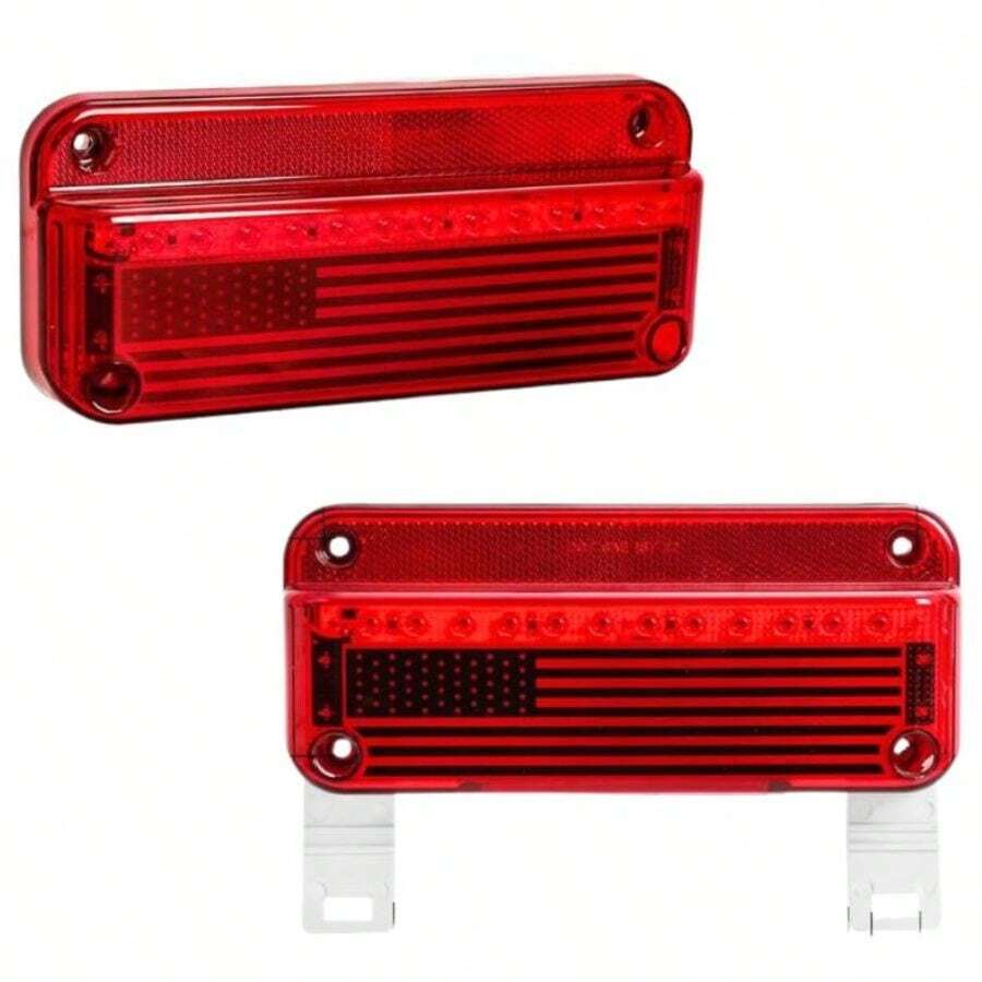 RV Tail Lights LED, Camper Tail Lights, RV Tail Lights With White Base ...