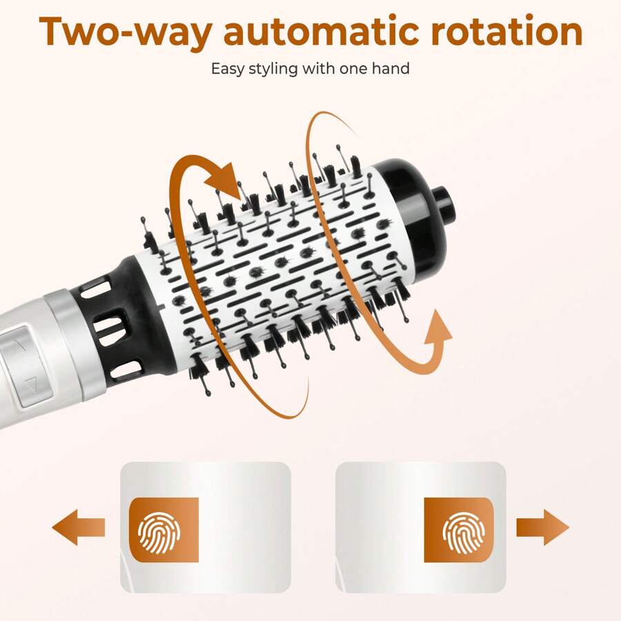 Hair Dryer,3 In 1 Hot Air Styler And Rotating Brush,Rotating Hot Air Brush,Rotating Blow Dryer ...