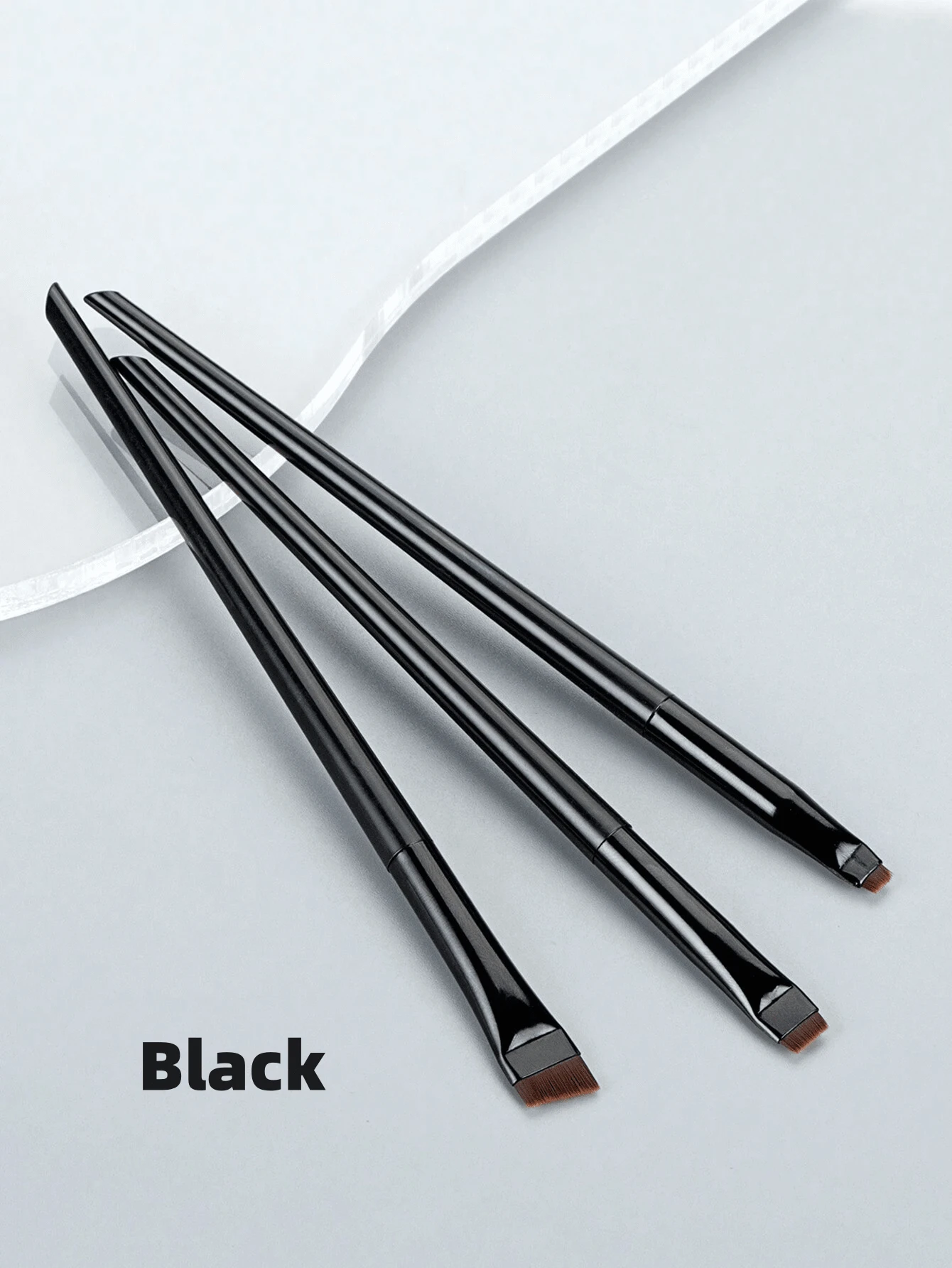 3pcs/Set Makeup Brushes Including Angled Eyeliner Brush, Eyebrow Brush ...