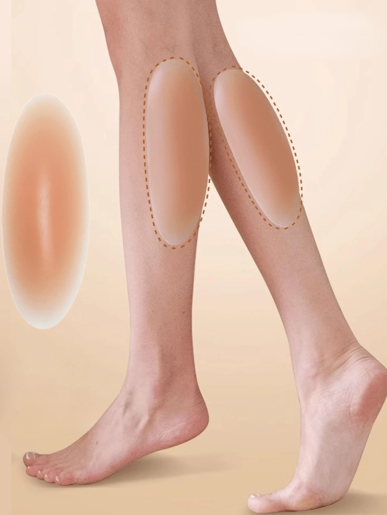 Invisible Silicone Leg Shaping Pads, Change The Leg Shape, Calf Valgus ...