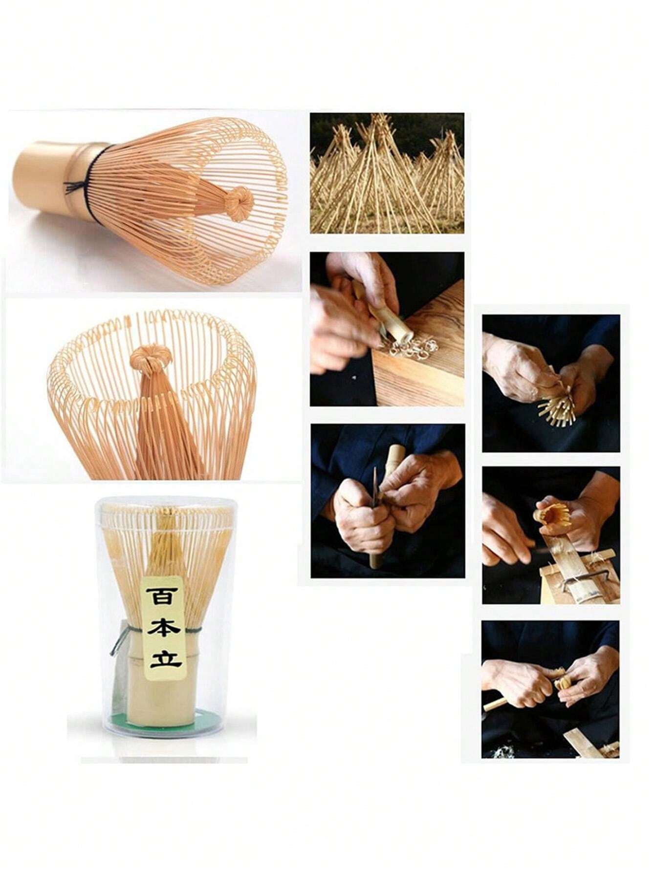 Frusta per tè in bambù naturale Chasen per preparare la polvere di ...