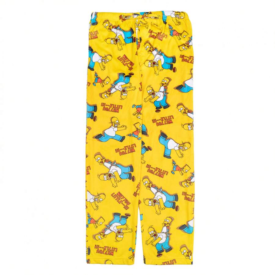 THE SIMPSONS The Simpsons Homer And Bart Sleep Pants | SHEIN USA