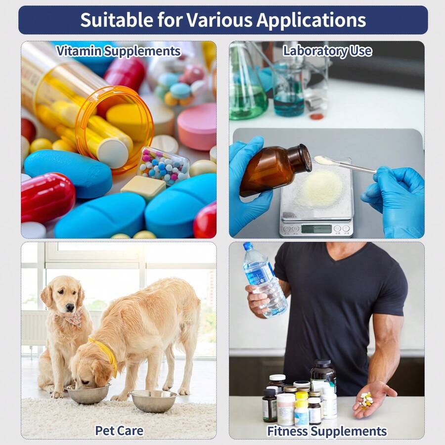 JUNNUK Versatile Quick And Easy Capsule Filling Tool Set For Empty ...