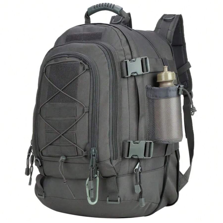 60L Male Travel Tactical Backpack Large Hiking Camping Backpack ...