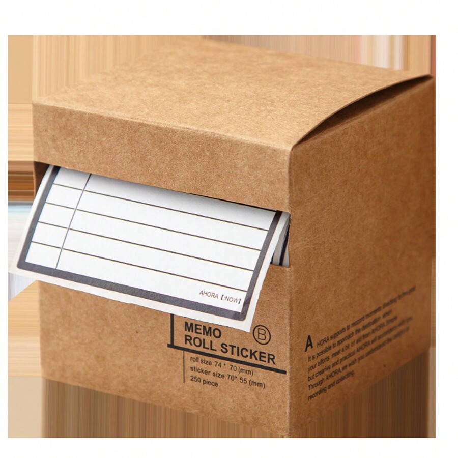 1 Box 250pcs Self-Adhesive Memo Sticker Notes, Convenient Pull-Out ...