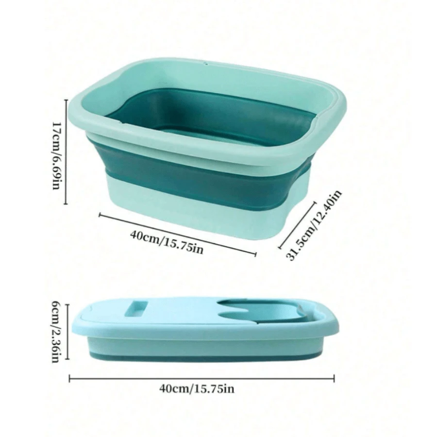 Foldable Foot Soak Bucket, Home Use Portable Foot Bath Tub With Massage ...