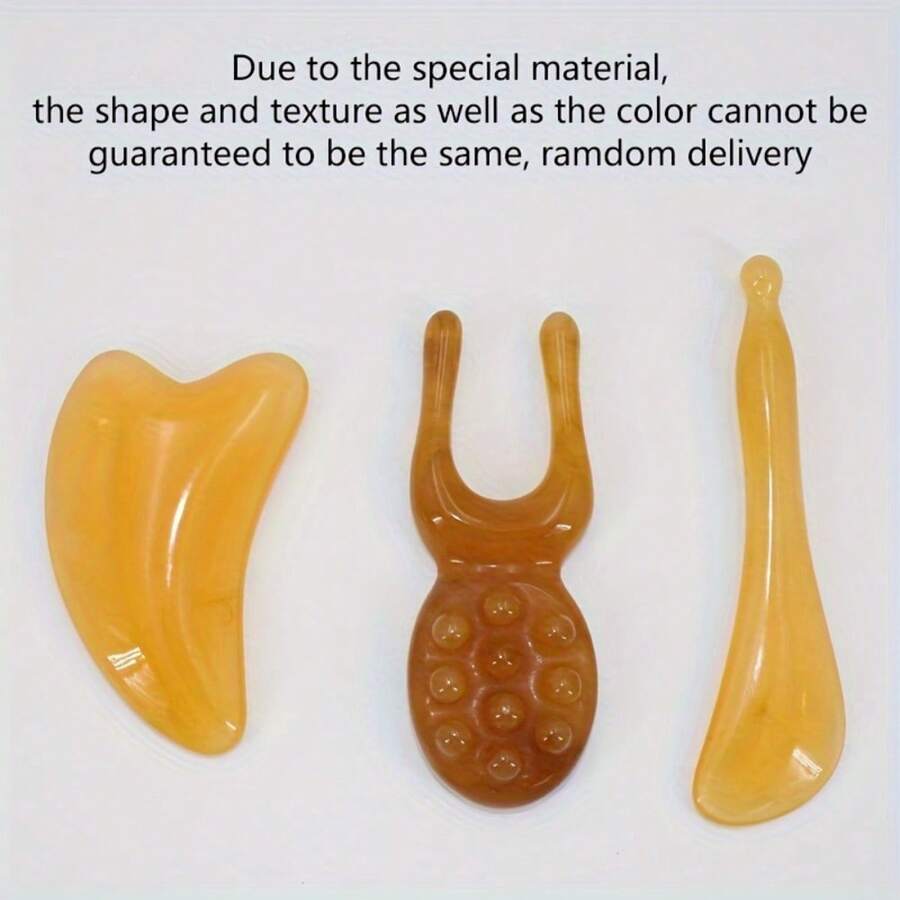 Face Lifting Guasha Resin Scraping Massage Facial Scraper Tool Eye SPA ...