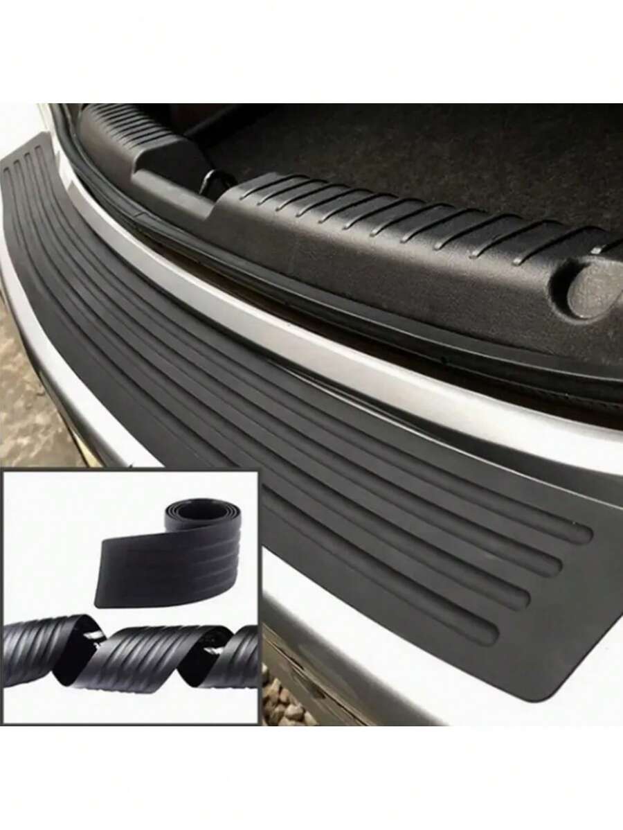 1 pieza Tira de protección de goma para maletero automotriz ...