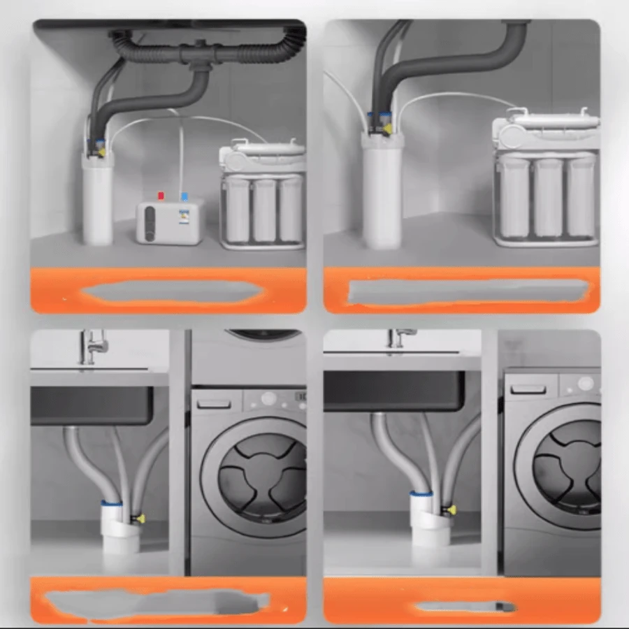 Kitchen Sink Triple Outlet Integration Splitter, Sealing Plug For Sink ...