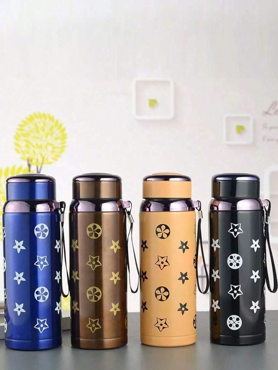 Termo Largo Estampado de acero inoxidable, doble pared, de alta calidad ...