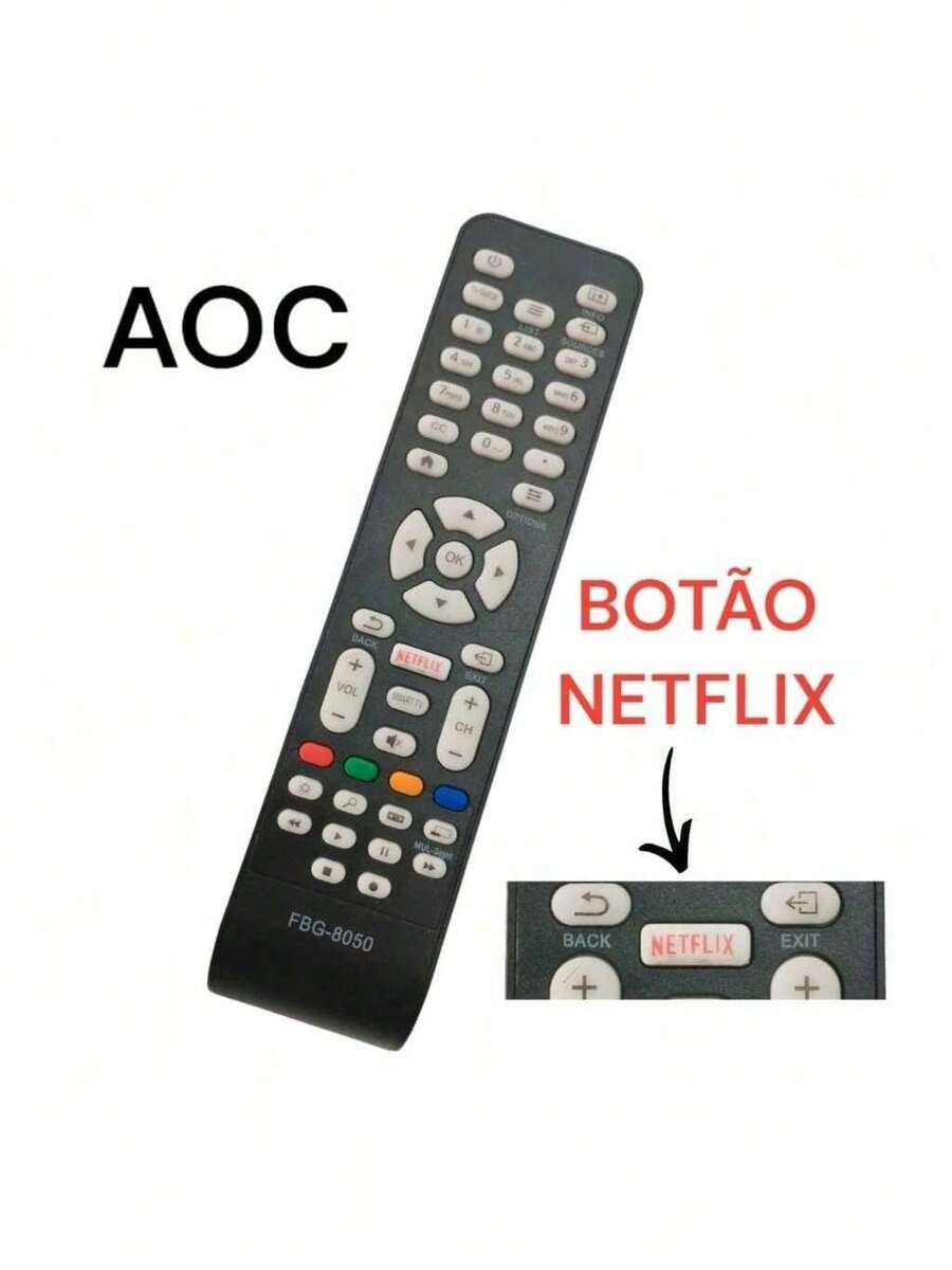 Remote Control For Aoc Smart Led Tv FBG-8050 LE7462 | SHEIN USA