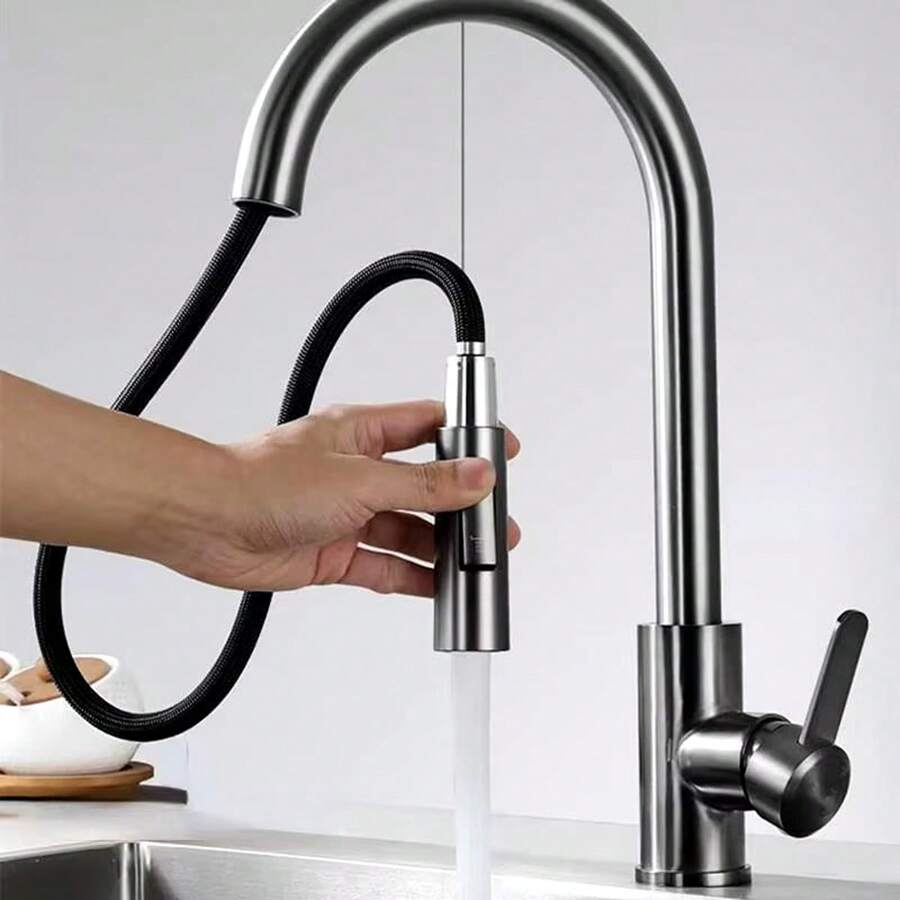 Gourmet Extendable Faucet Kitchen Sink Countertop Table Articulated ...