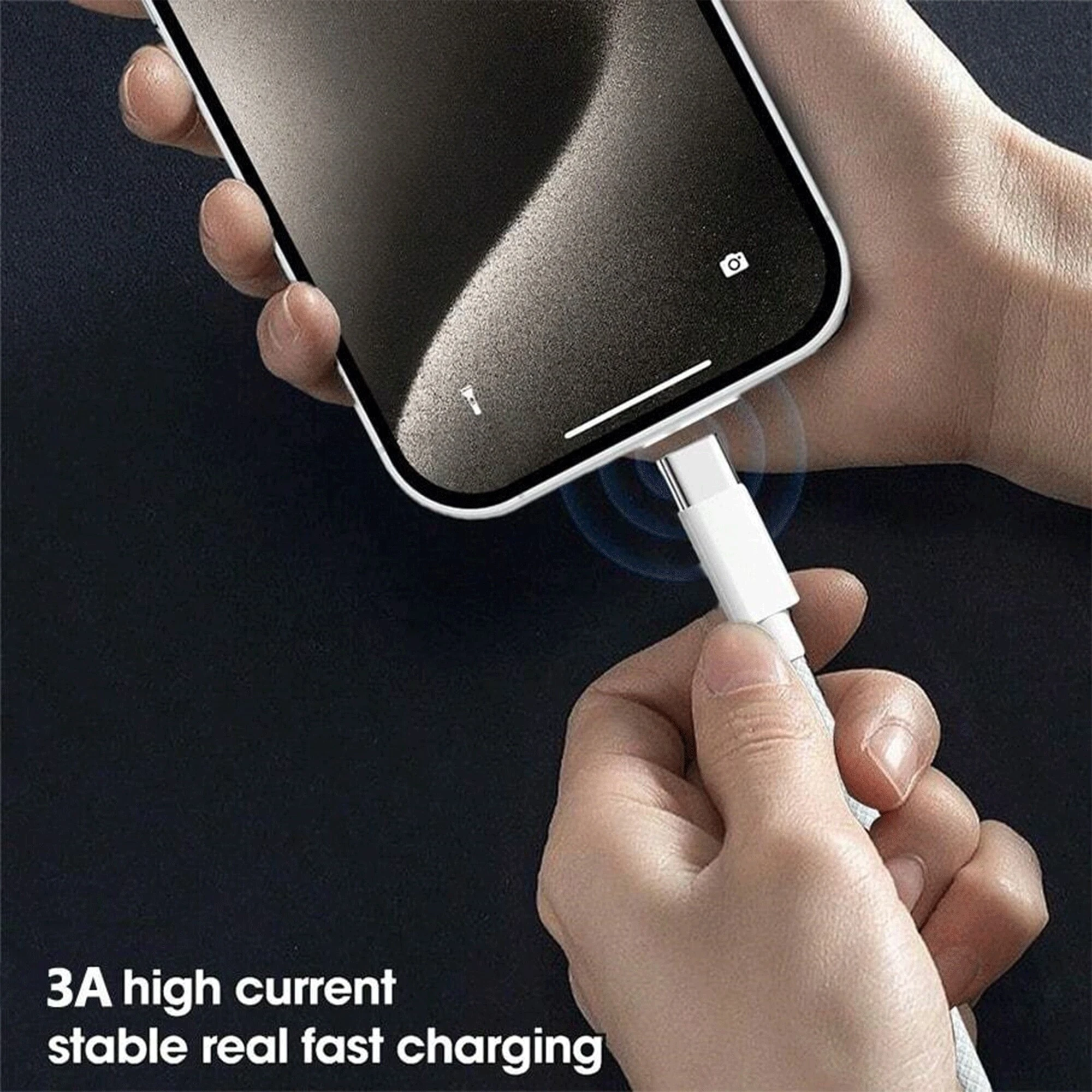 Type C To Type C Multi-Color Fast Charger Cable, High-Speed Charging ...