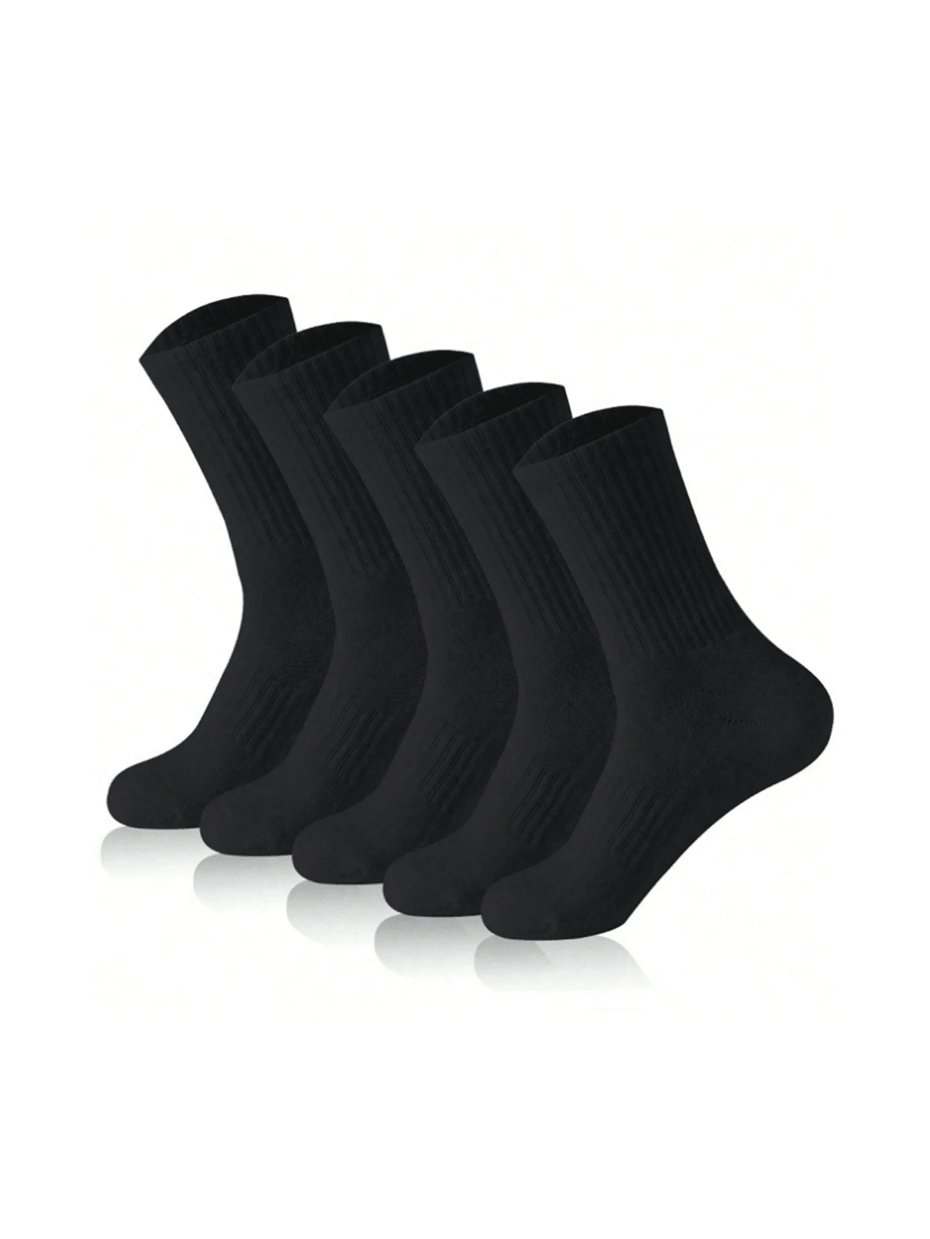20pairs Black & White Thick Winter Socks For Men And Women, Fashion ...