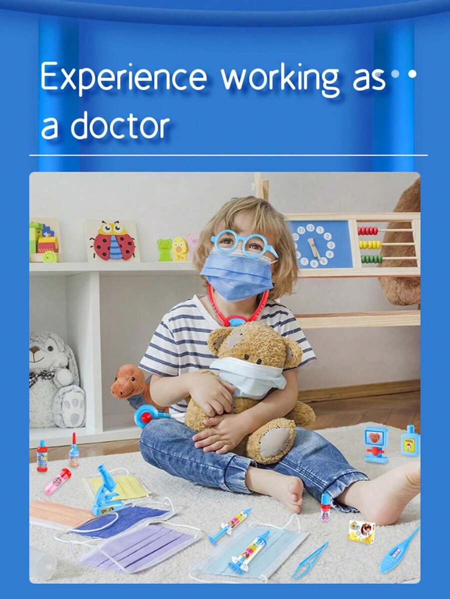 Kids Doctor Play Set, Parent-Child Interactive Role Play Nursing ...