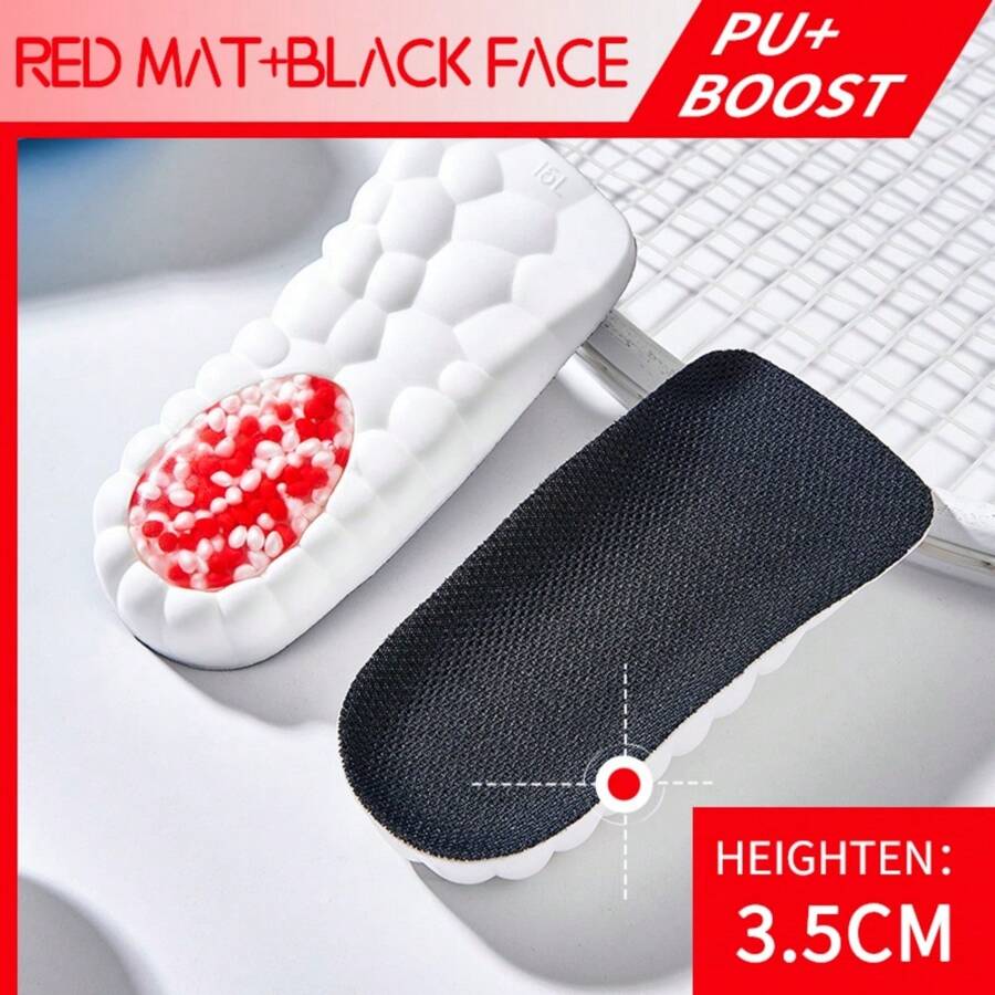 Popcorn Height Increase Insole Female Male Invisible Long Standing Not ...