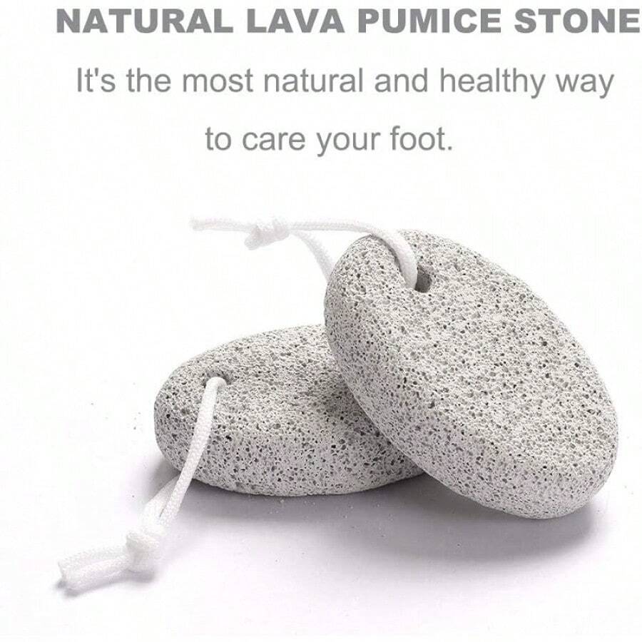 Natural Foot Pumice Stone, 2-Piece Lava Pedicure Tool. It Can ...