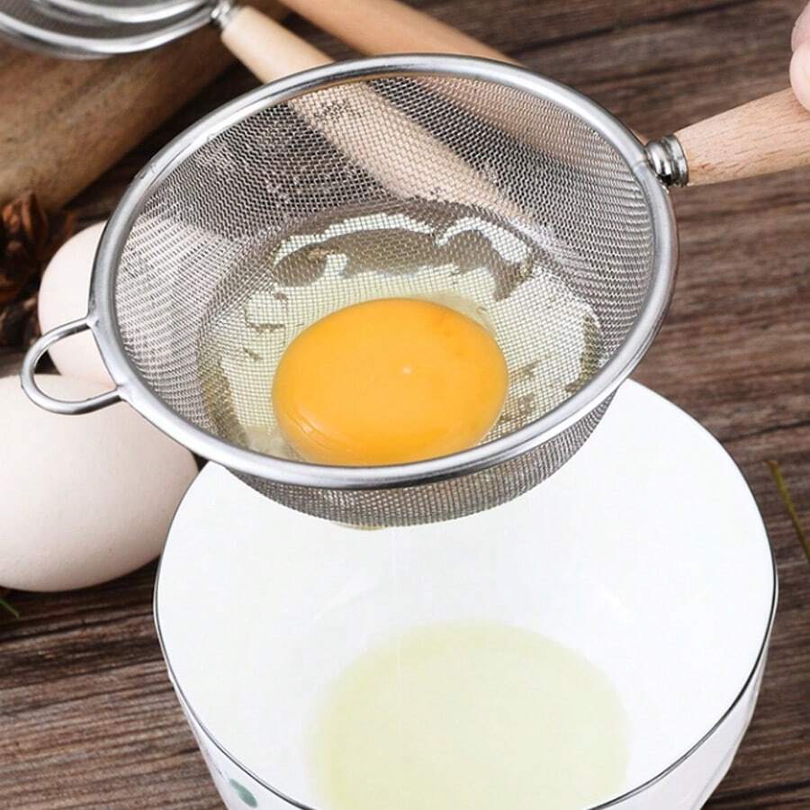 1PC Kitchen Fine Mesh Strainers, Stainless Steel Wire Mesh Oil Strainer ...