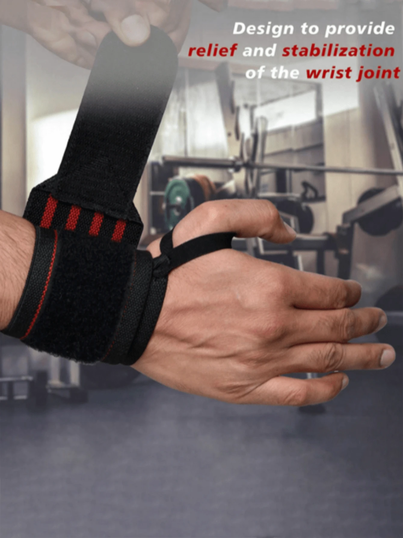 1 Pair Premium Wrist Wrap, Compression Sports Wrist Brace For ...