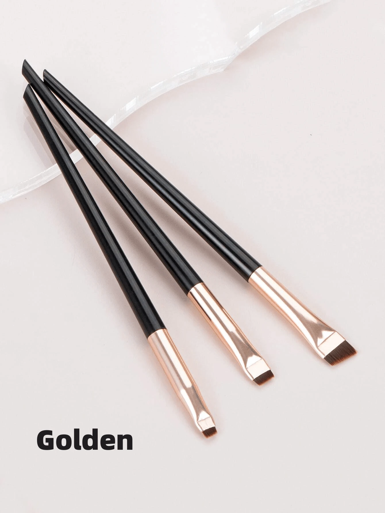 3pcs/Set Makeup Brushes Including Angled Eyeliner Brush, Eyebrow Brush ...