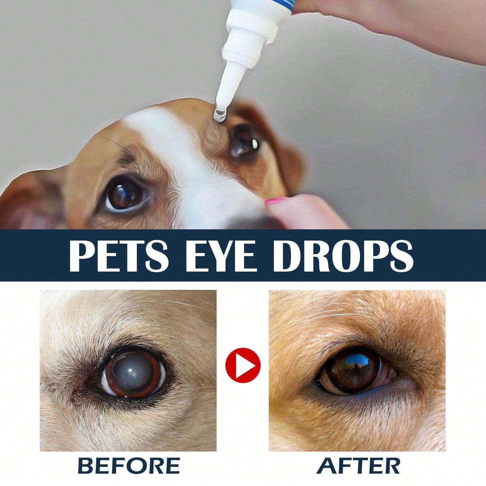 Pet Eye Drops For Cats And Dogs To Remove Tear Stains, Relieve Eye ...
