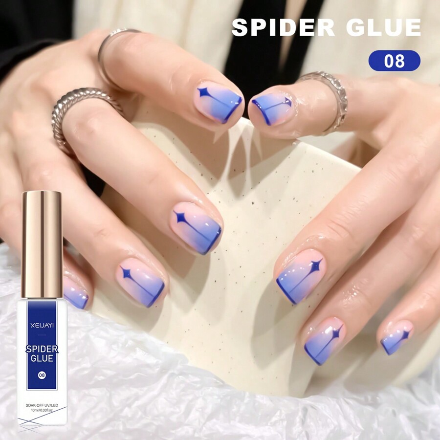 XEIJAYI Spider Wire Gel 10ML Drawing Painting Gel Wire Stripe Wave Nail ...