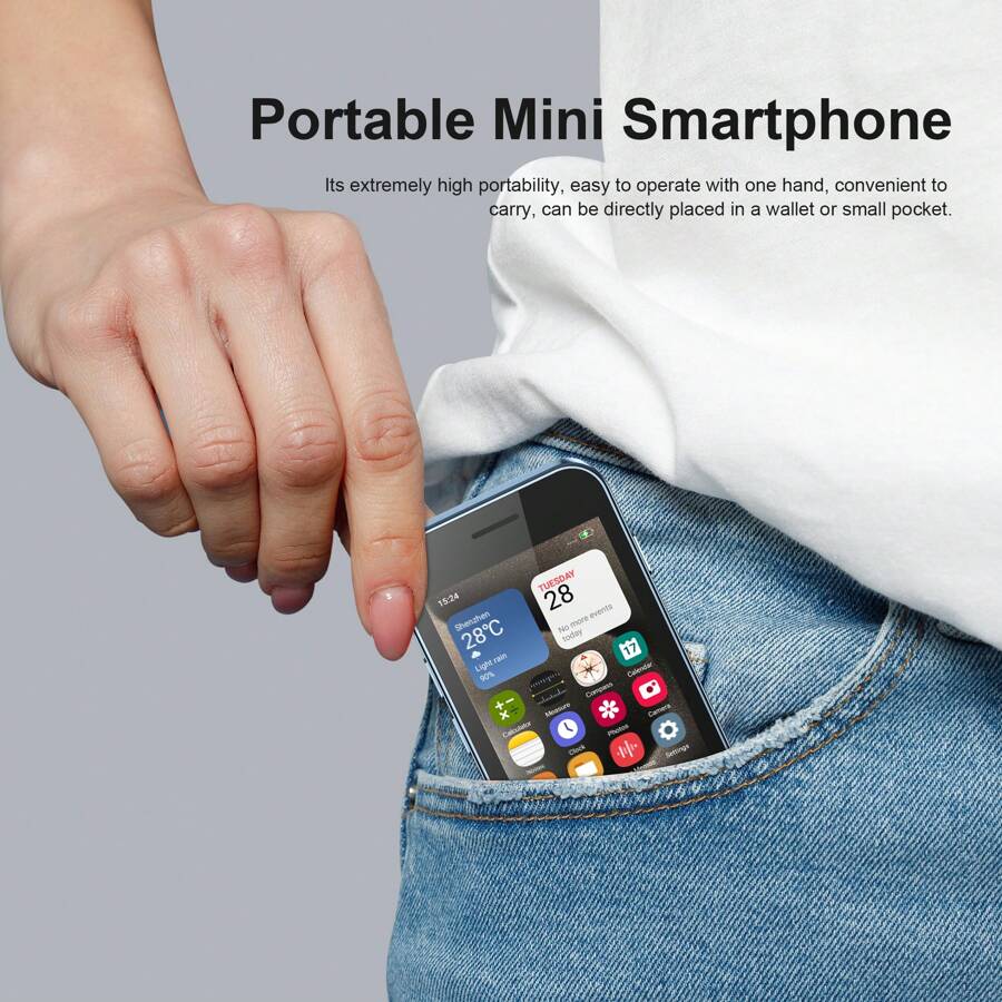 SERVO SERVO P70 Mini Android Smart Phone 3.0 אינץ' תצוגה 2GB RAM 16GB ...