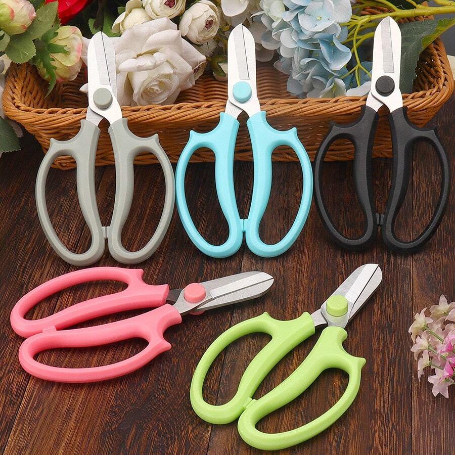 Garden Scissors, 8 Pcs Floral Shears With Comfortable Handles, Pruning ...