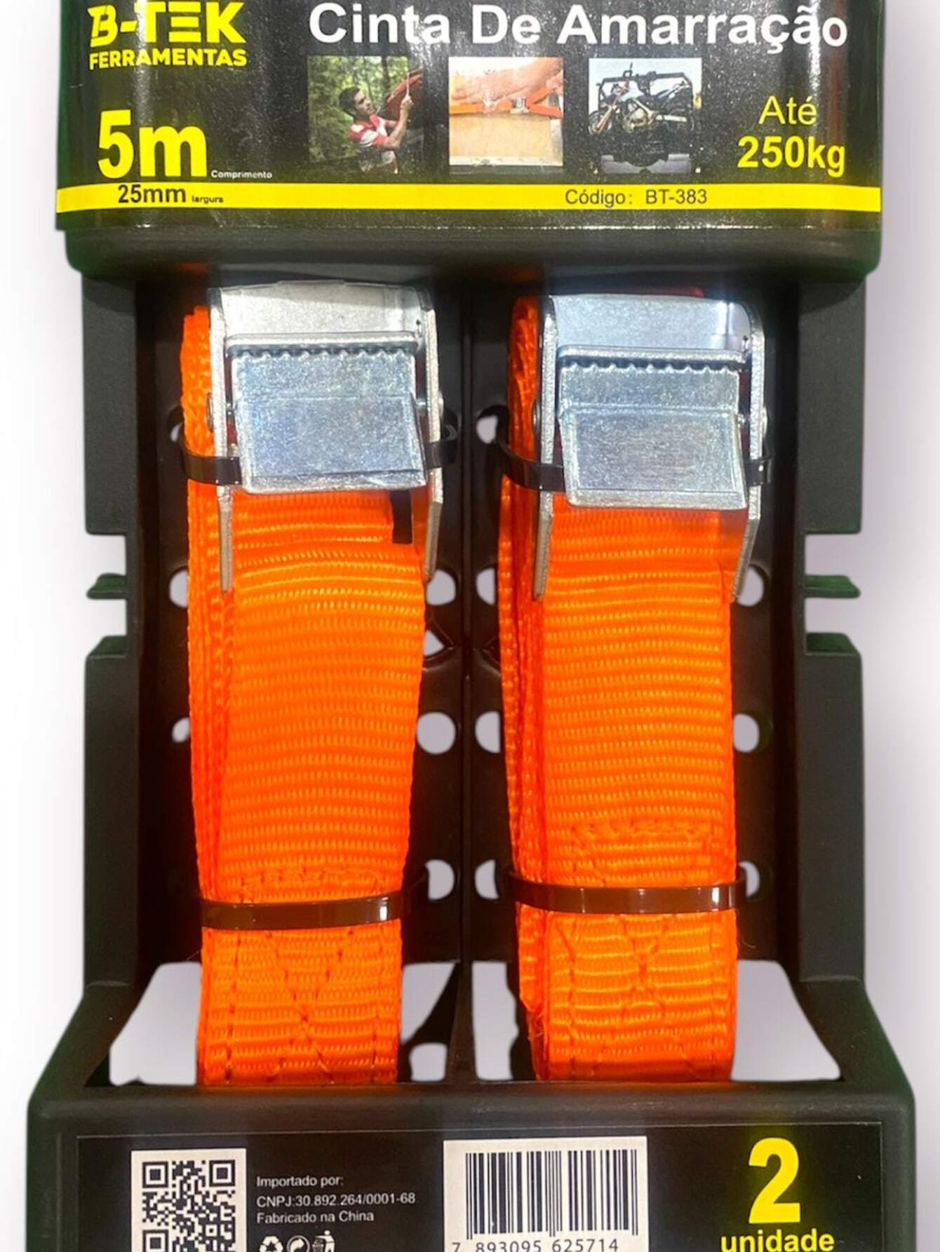 Lashing Strap Tool Kit 5M 25 Mm, 1 Unit With Ratchet (Up To 500 KG) And ...