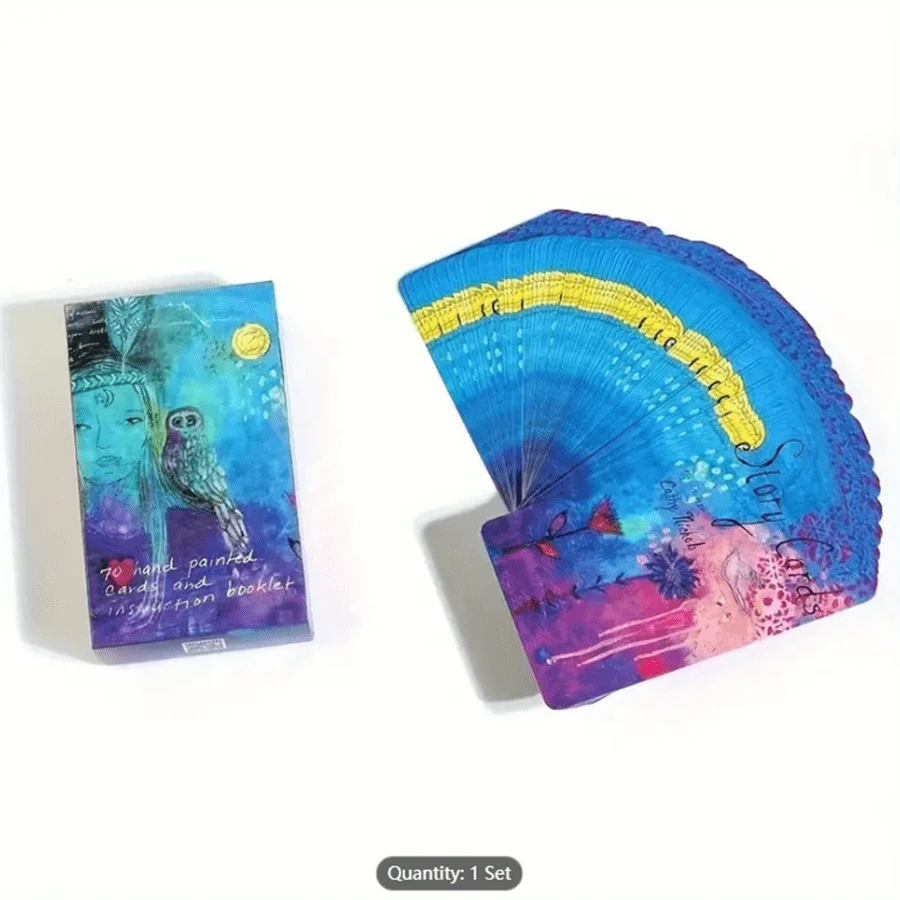 70pcs Hand-Drawn Oracle Tarot Cards With Instruction Book - Guiding ...