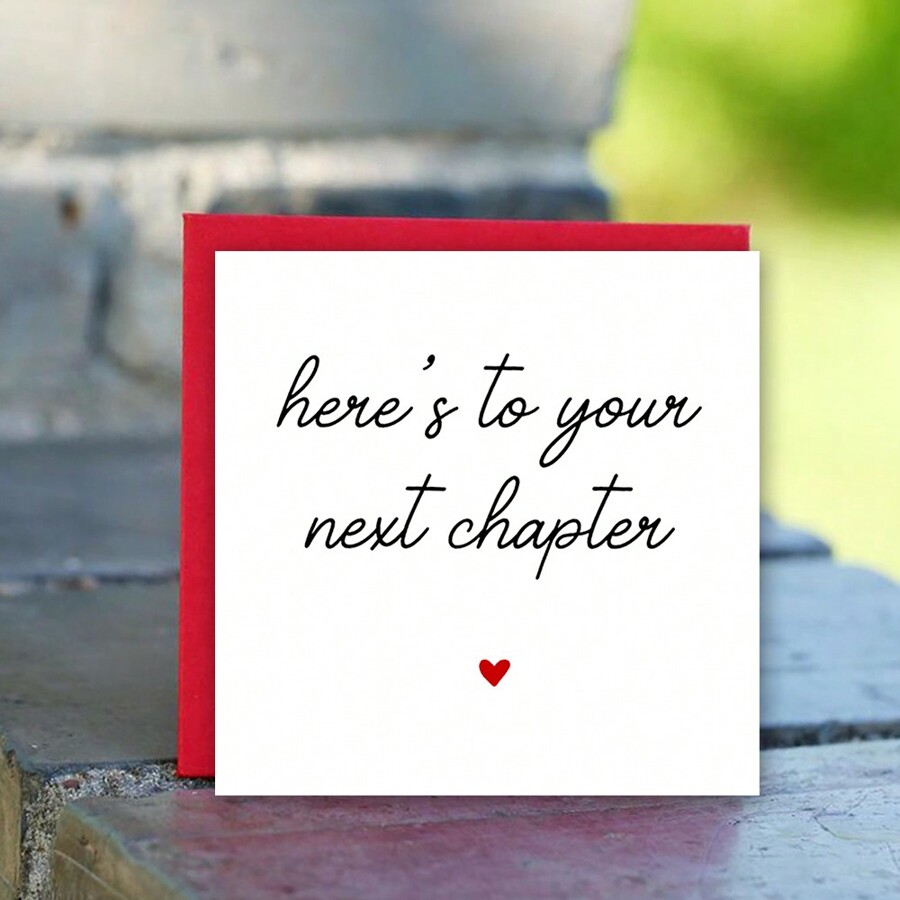 New Chapter Good Luck Card, Best Of Luck Card, Simple New Job Coworker ...