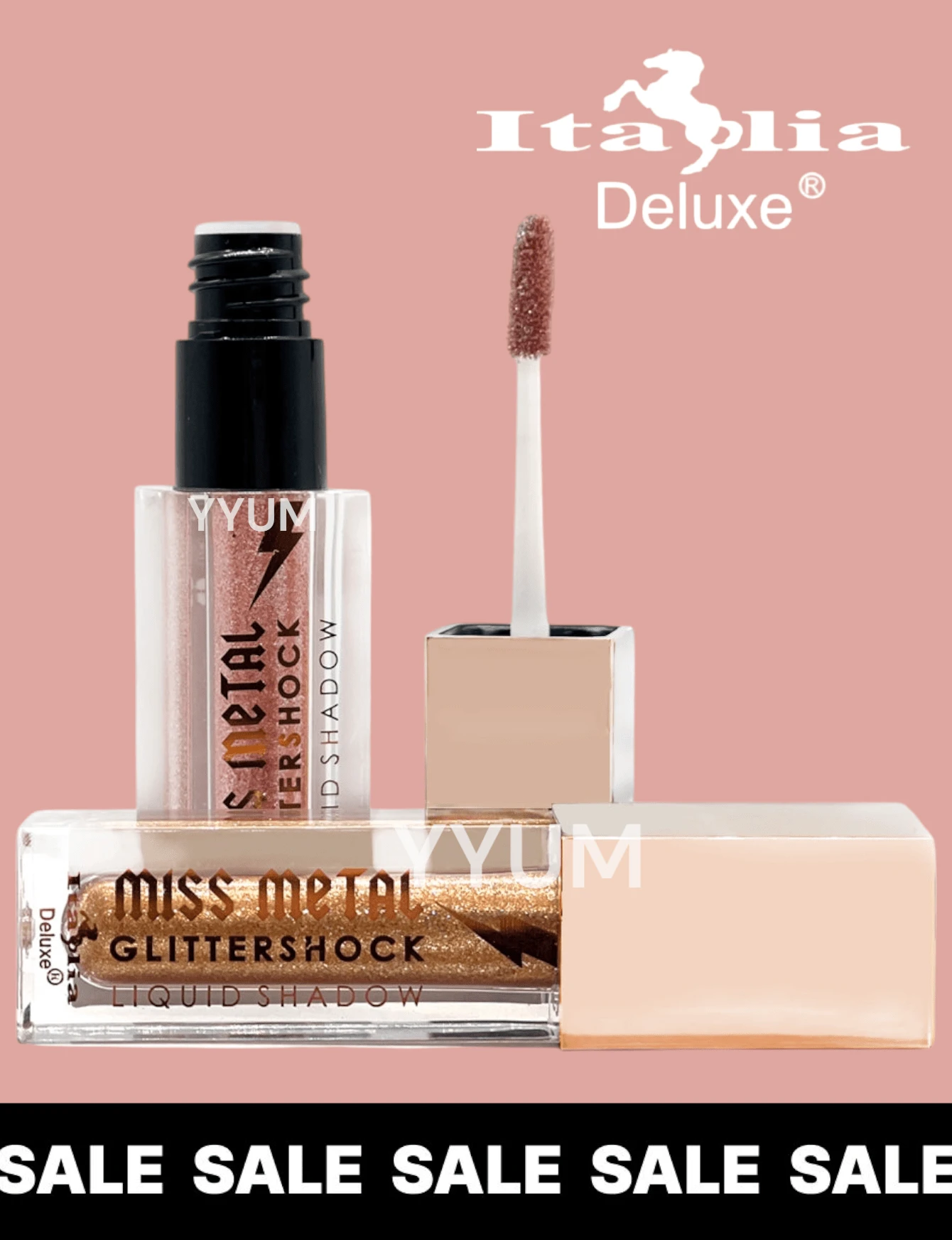 Sombra Líquida Miss Metal Glitter Shock Liquid Shadow Italia Deluxe ...