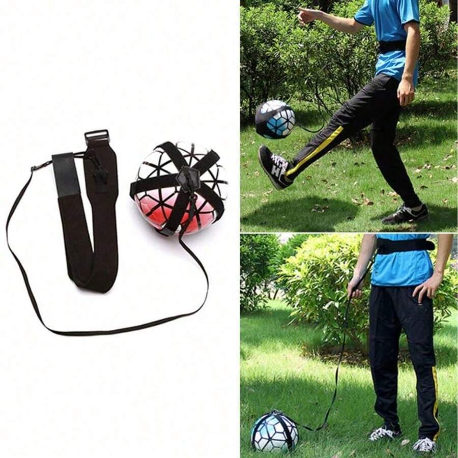 Soccer Training Equipment Elastic Adjustable Football Kick Trainer ...
