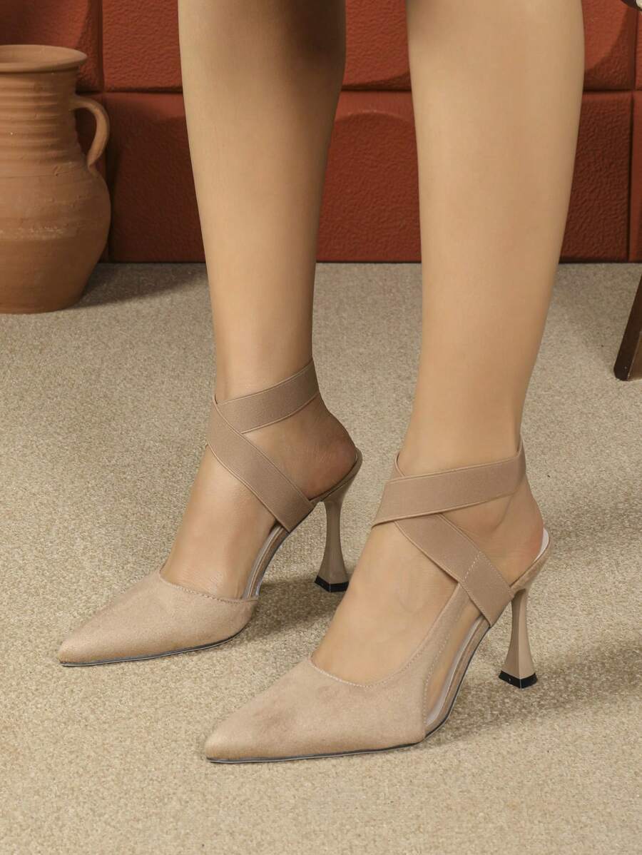 Sexy Nightclub Dancing Pointed Toe High Heels 10cm Super High Heels ...