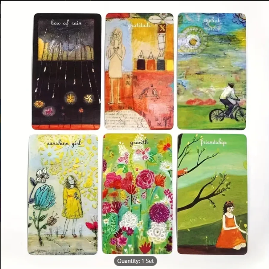 70pcs Hand-Drawn Oracle Tarot Cards With Instruction Book - Guiding ...