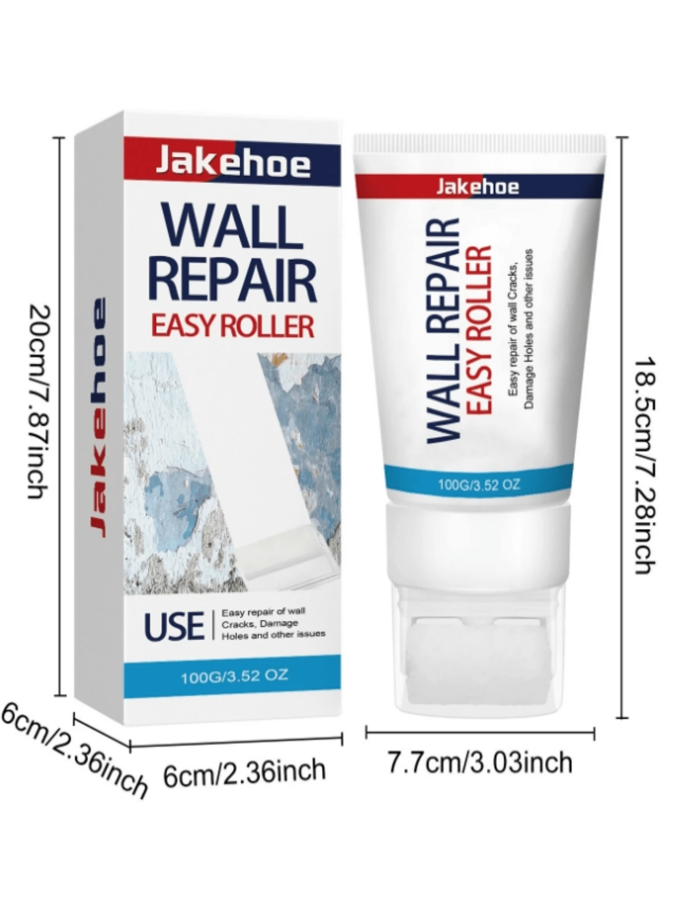 Wall Repair Putty - Home Use White Wall Filler Paste, Waterproof, Anti ...