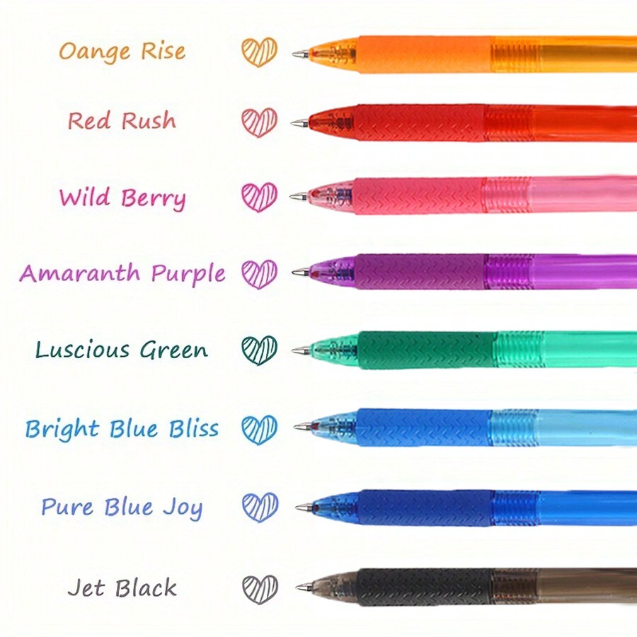 12pcs Erasable Ballpoint Pens, Retractable Fine Point 0.7mm, Twist ...