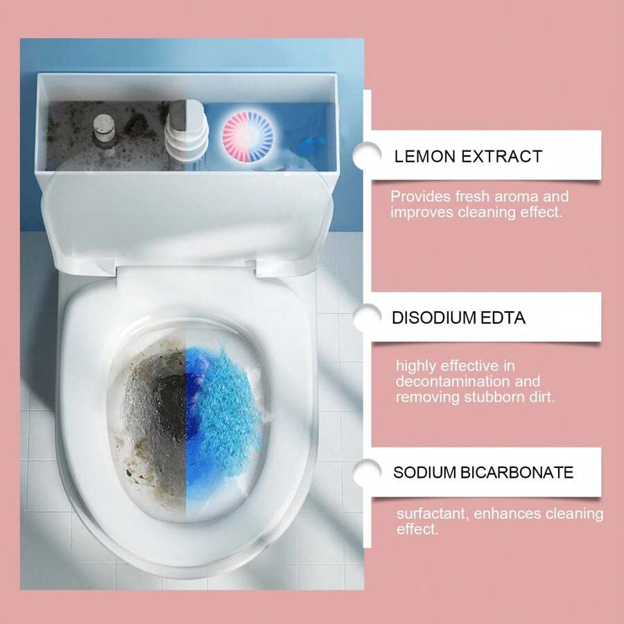 1pc Toilet Cleaning Block Toilet Toilet Cleaning Urine Stains And Dirt ...