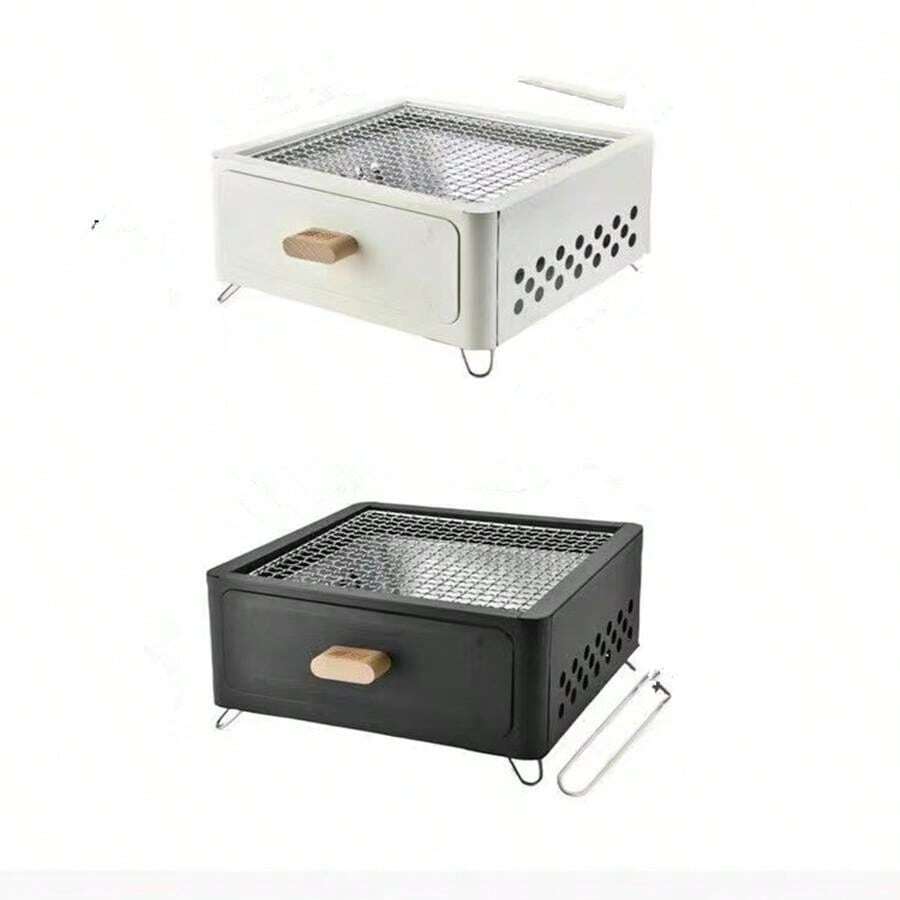 Household BBQ Grill, Outdoor Barbecue Skewers, Meat Grill Oven, Indoor Fire Pit Cooking Set ...