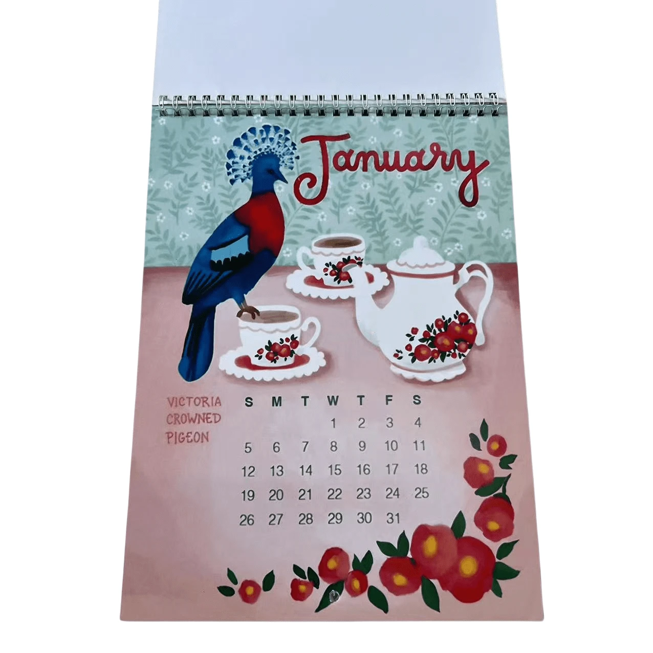 2025 Hand Drawn Bird-Themed Desk Calendar - Bird Lover Calendar New ...