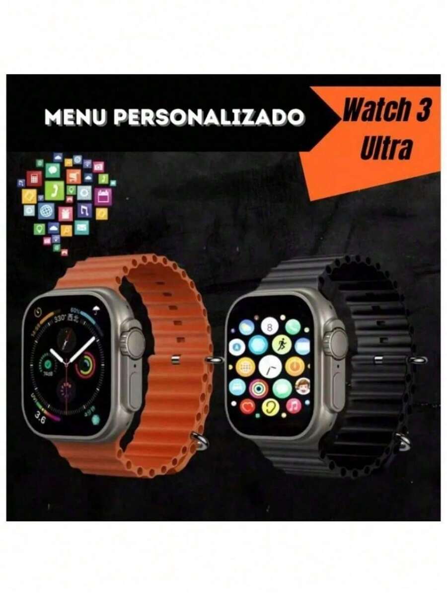 Smart Watch Smartwatch Watch Ultra 3 Series 10 Super Amoled Launch 2024 ...