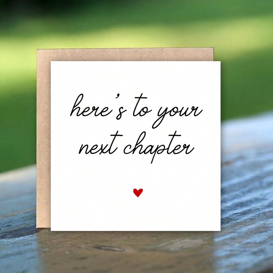 New Chapter Good Luck Card, Best Of Luck Card, Simple New Job Coworker ...