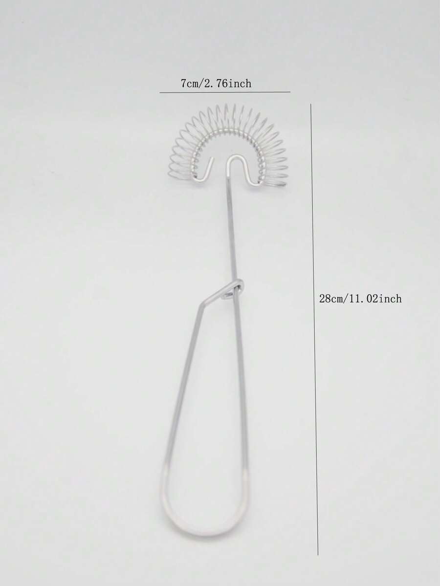 Stainless Steel Whisk, Spring-Loaded Small Manual Egg Beater, Baking ...