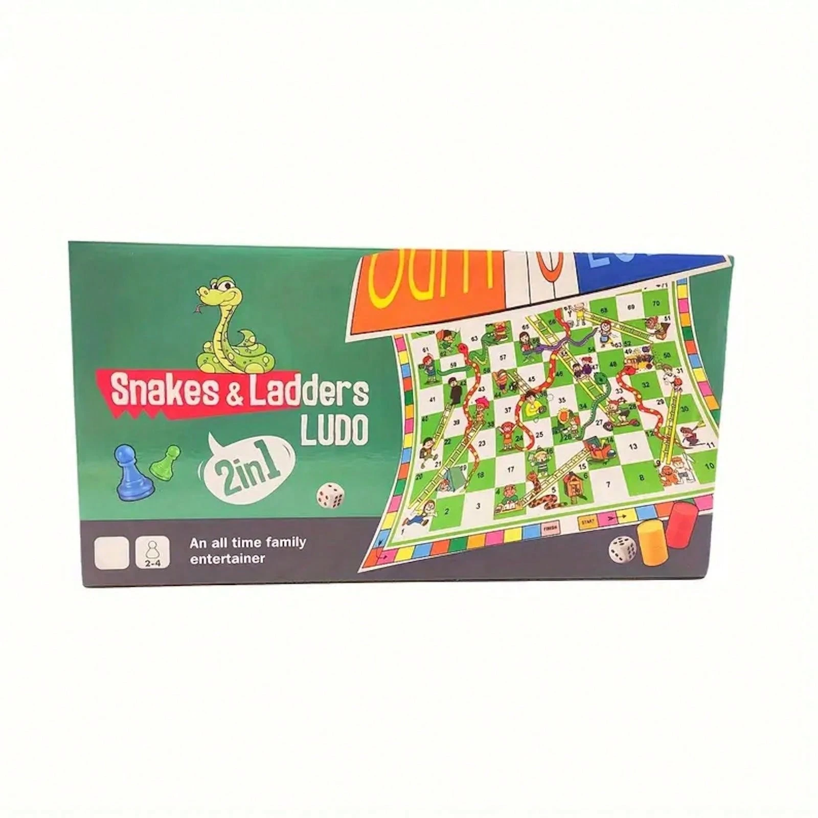 Snakes & Ladders Board Game - Standard Edition, Strategy Family Game ...