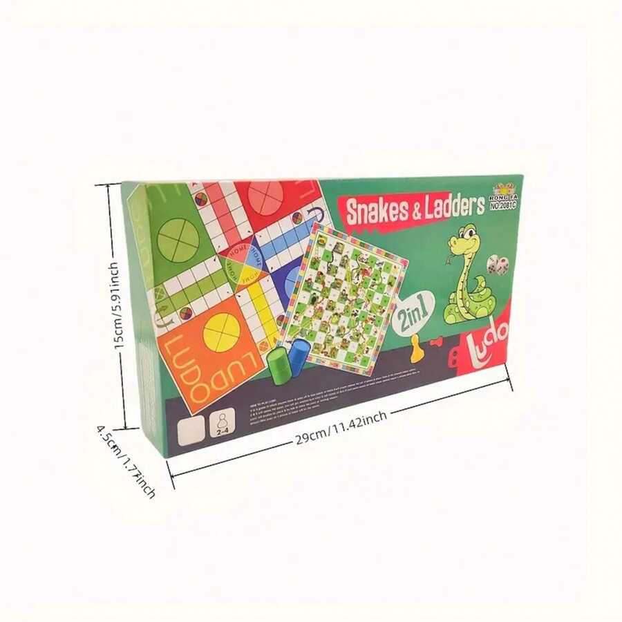 Snakes & Ladders Board Game - Standard Edition, Strategy Family Game ...